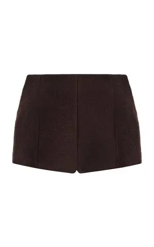 THE FRANKIE SHOP Vail Wool Hot Pants - Taupe