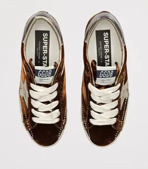 GOLDEN GOOSE Velvet Super-star Sneakers