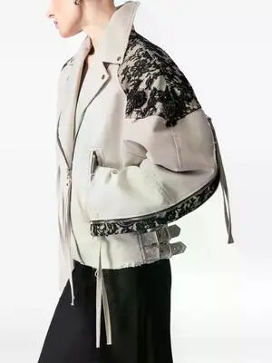 ARTICLE TEN Lace Panelling Jacket