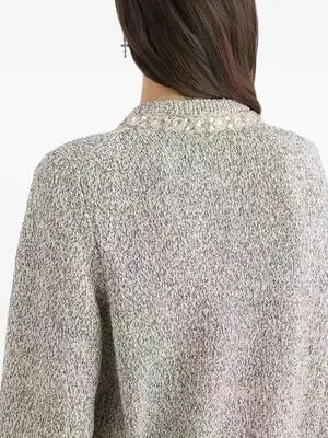 Dolce & Gabbana Pearl-embellished Round-neck Jacket