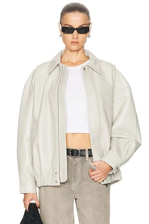 AGOLDE Aston Bomber Jacket - Buff