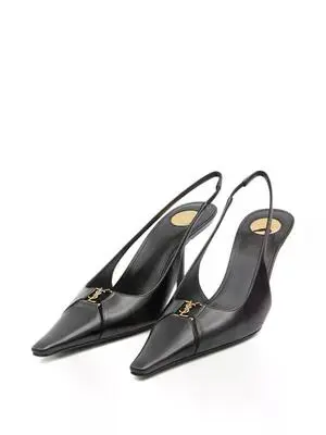 Saint Laurent Babylone Bretuil Slingback Pumps - Black