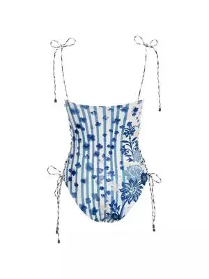 Agua Bendita Posh Batik Reversible One-piece Swimsuit