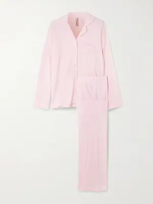 SKIMS Valentine's Day Long Sleep Set Pink