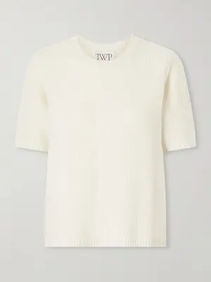 TWP Audrey Cashmere Sweater - Neutrals