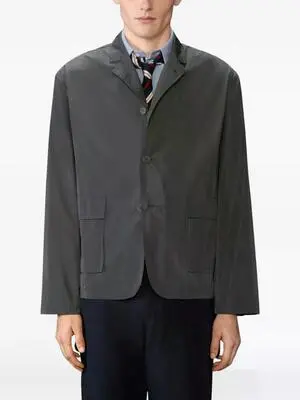 Thom Browne Button-fastening Flap-pockets Jacket - Grey