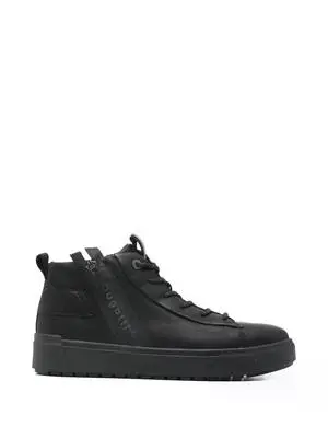 BUGATTI Lace-up Zip Booties - Black