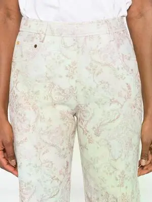 FORTE_FORTE Printed Wide-leg Trousers