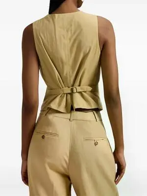Polo Ralph Lauren Hemp And Cotton Voile Vest - Neutrals