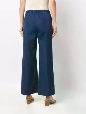 Aspesi Cropped Wide-leg Trousers