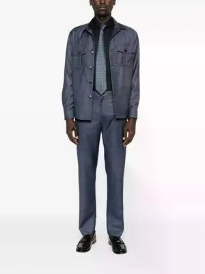 Canali Tailored Button Trousers