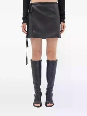 Ann Demeulemeester Black Wash Skirts