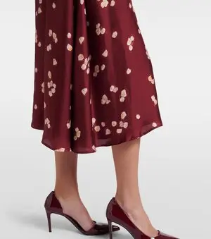 Altuzarra Belted Printed Silk Shirt Dress