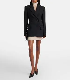Wardrobe.NYC Wool Miniskirt