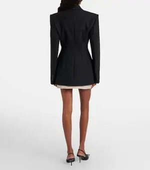 Wardrobe.NYC Wool Miniskirt