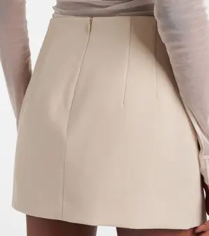 Wardrobe.NYC Wool Miniskirt