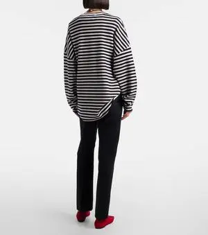 Max Mara Cropped Slim Cotton-blend Pants