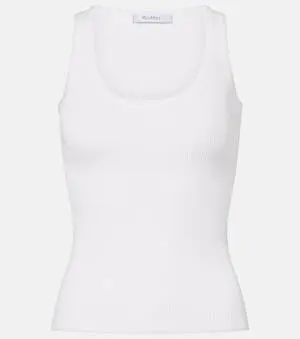 Max Mara Ribbed Knit Tank Top - White