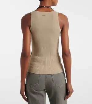 Max Mara Ribbed Knit Tank Top