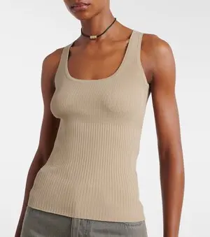 Max Mara Ribbed Knit Tank Top