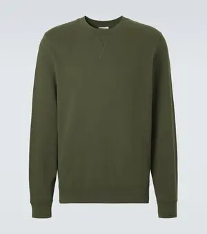 Sunspel Cotton Sweatshirt - Green