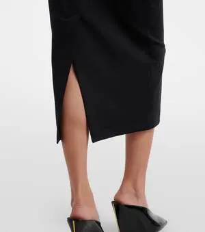 Max Mara Piuma Jersey Pencil Skirt