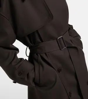 THE FRANKIE SHOP Dursley Double-breasted Trench Coat