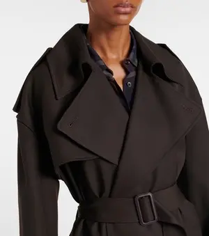 THE FRANKIE SHOP Dursley Double-breasted Trench Coat
