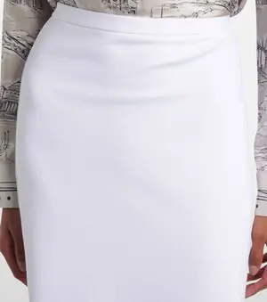 Max Mara Piuma Jersey Pencil Skirt