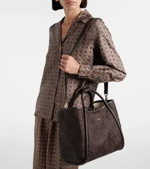 Max Mara Leather Tote Bag