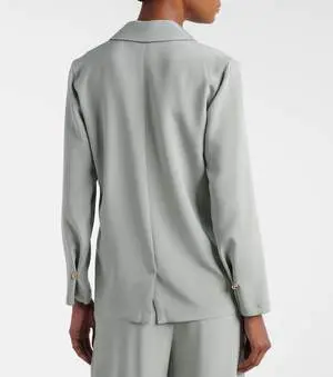Max Mara Aedo Silk-blend Satin Shirt
