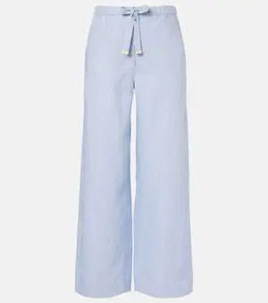 Max Mara Linen Wide-leg Trousers