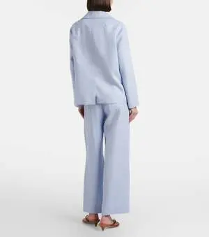 Max Mara Linen Wide-leg Trousers