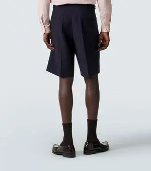 Prada Wool And Mohair Bermuda Shorts