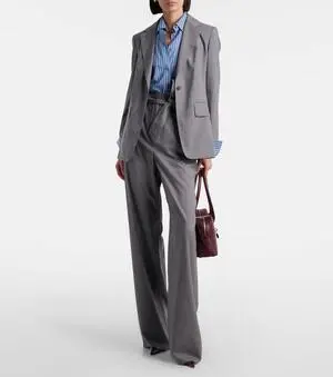 Max Mara Virgin Wool Blazer - Grey