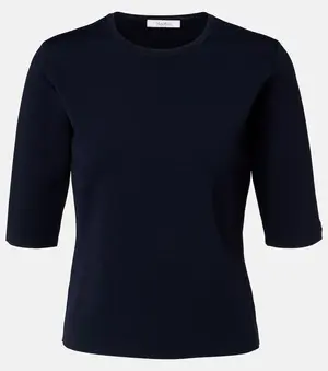 Max Mara Jersey Top - Blue