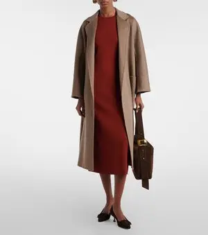 Max Mara Sleeveless Midi Jersey Dress - Red