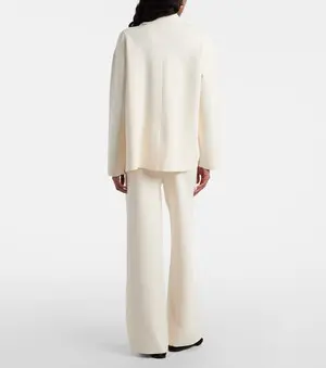Max Mara Jersey Wide-leg Trousers - White