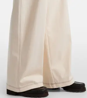 Max Mara Pleated Wide-leg Jeans