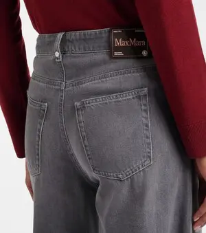 Max Mara Allegra Barrel-leg Jeans - Grey