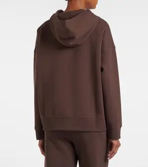 Max Mara Jour Cotton-blend Hoodie - Brown