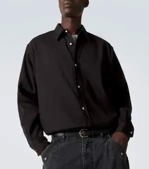 A.PRESSE Cotton Twill Shirt