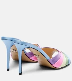 Mach & Mach Gradient Satin Mules