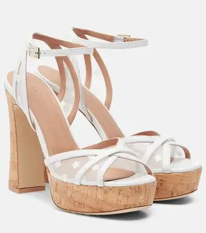 MALONE SOULIERS Sylvie 125 Platform Sandals - White