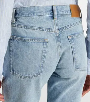 Saint Laurent High-rise Straight Jeans