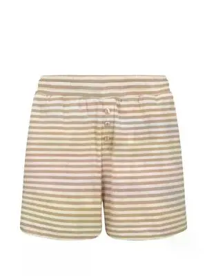 PIP STUDIO Striped Cotton Shorts - Neutrals