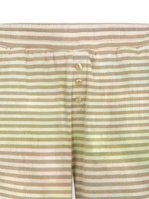 PIP STUDIO Striped Cotton Shorts - Neutrals