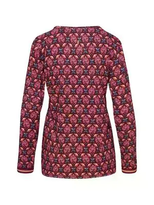 PIP STUDIO V-neck Long-sleeve Top - Red