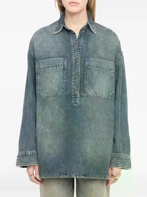 Zadig&Voltaire Timona Pockets Denim Shirt