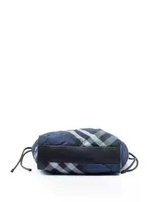 Burberry Supernova Check Nylon Buckleigh Tote Bag